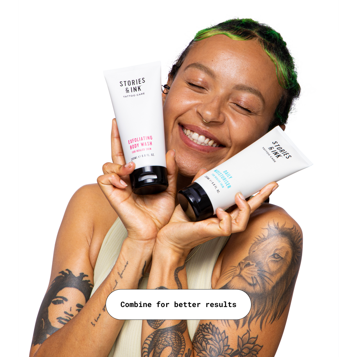 Exfoliating Body Wash For Tattoos – Stories and Ink