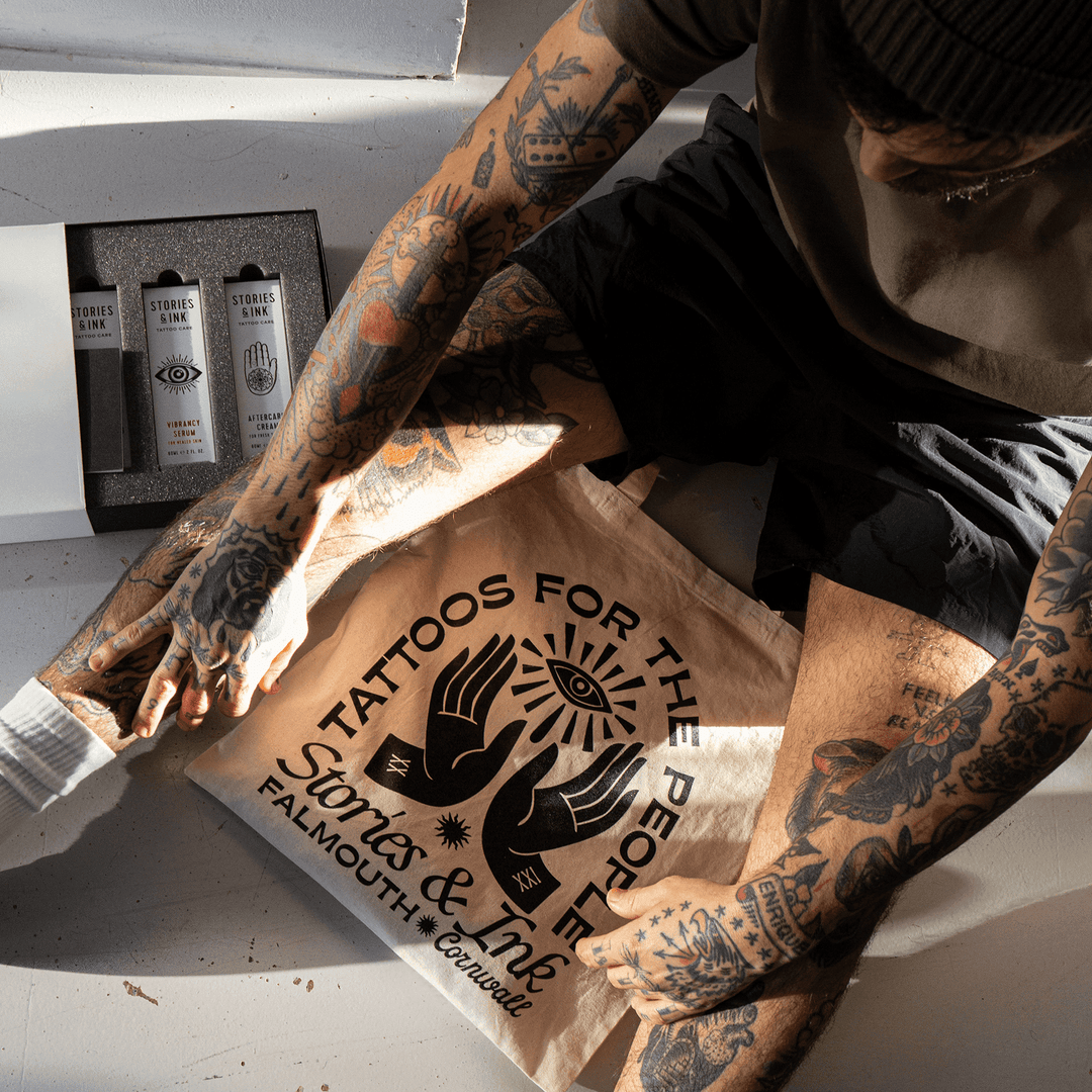 TFTP Tattoo Design Tote Bag – Stories & Ink®
